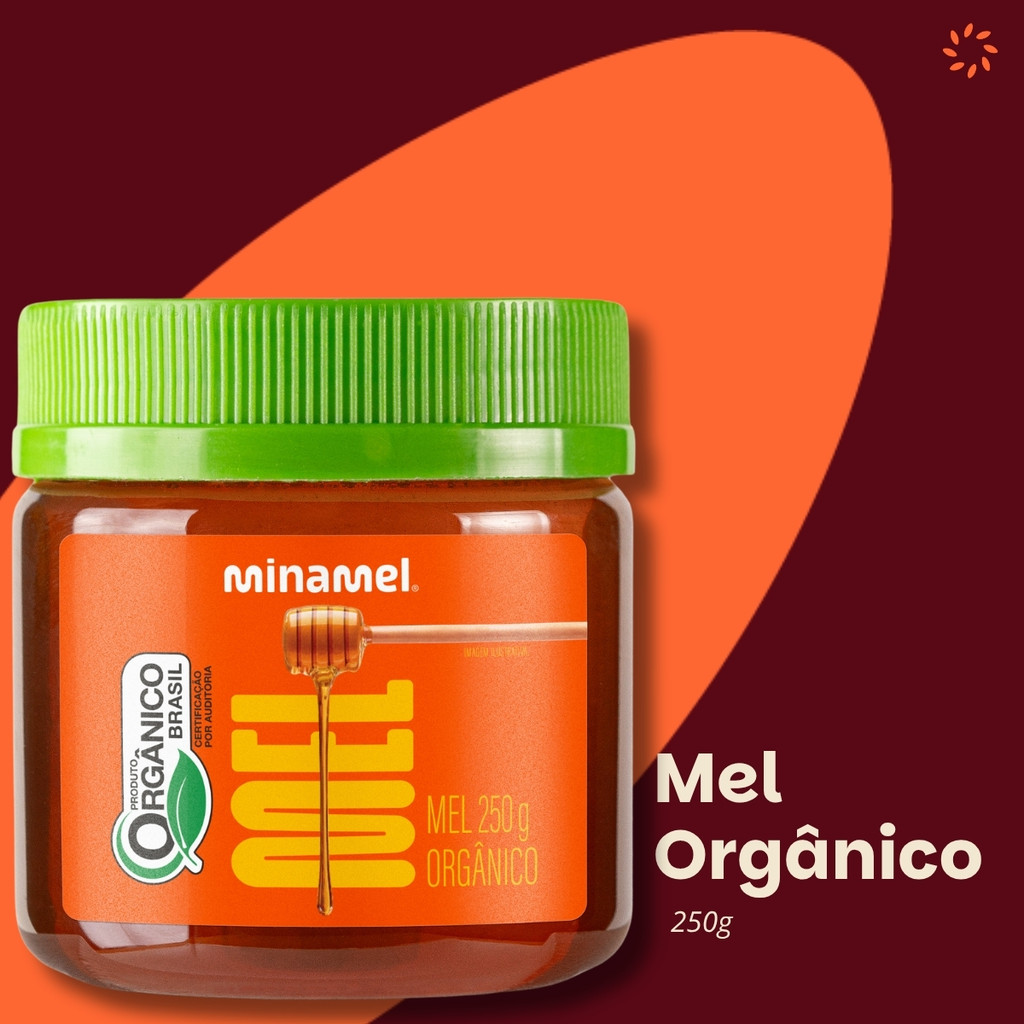 Mel Organico 100% Puro 250g - Minamel | Shopee Brasil