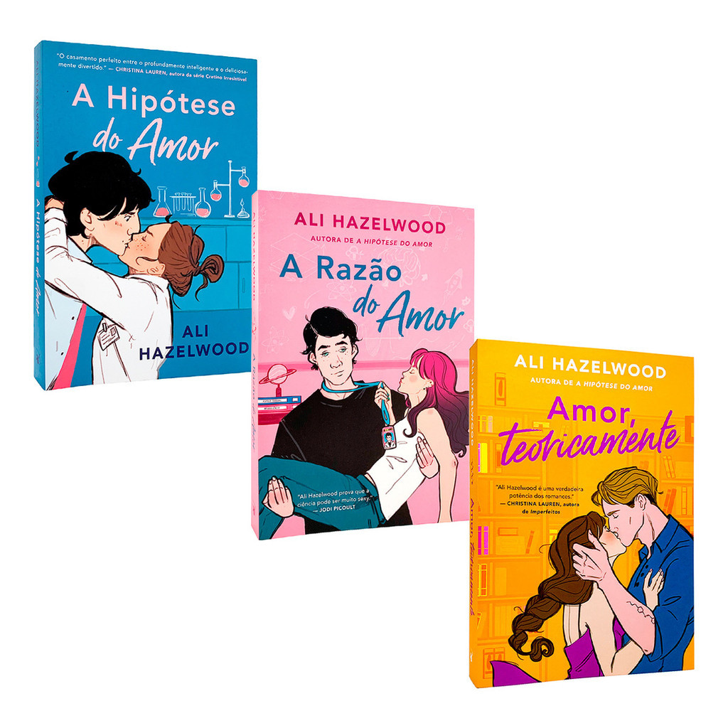 A Hipótese Do Amor + A Razão Do Amor + Amor, Teoricamente - 3 Livros ...