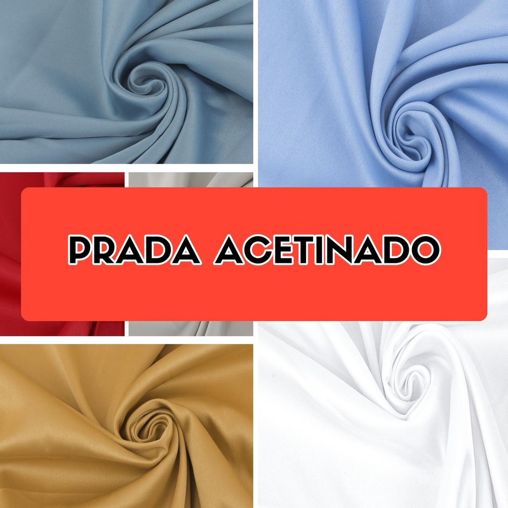 15 Metros Tecido Pradda Two Way Acetinado (15m x 1,50m) | Shopee Brasil