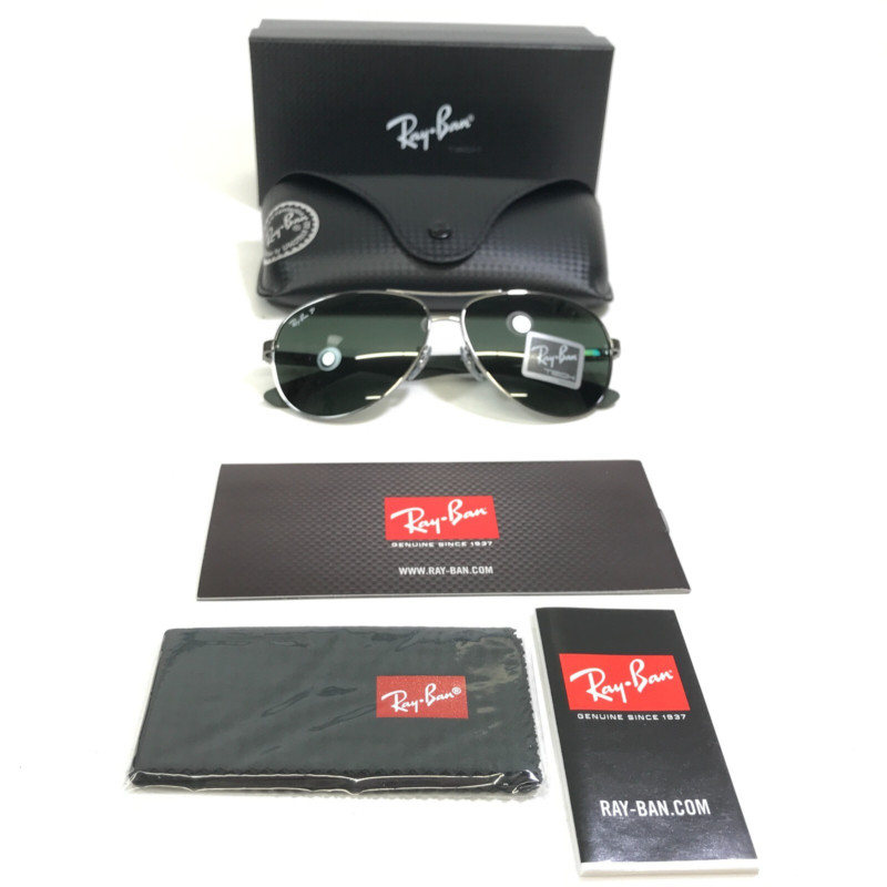 Óculos De Sol Ray-Ban RB8313 004/N5 Armações Técnicas De Gunmetal Preto ...