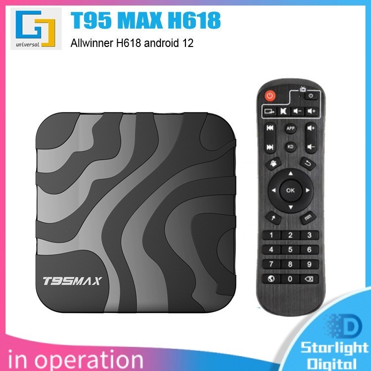 Rede T95MAX H618 Android 12TV BOX 4G/32G 5G BT 6K | Shopee Brasil