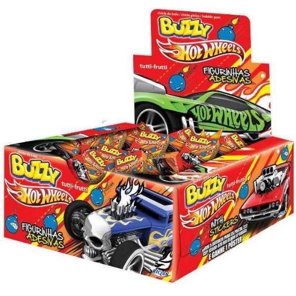 CHICLETE BUZZY HOTWHEELS TUTTI FRUTTI 360G | Shopee Brasil