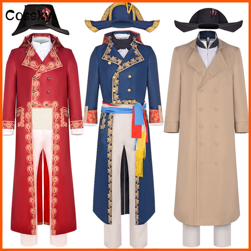 Napoleon Cosplay Costume Retro Bonaparte Francês Imperador Militar ...