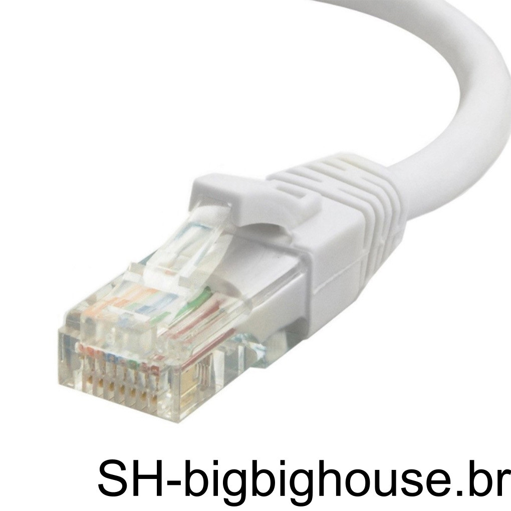 2 Metros RJ45 CAT6 LAN Sistema De Rede Cabo Ethernet Wan Linha Flexível ...
