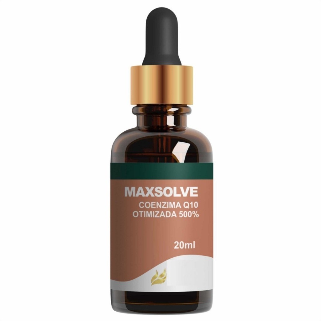 1 Frasco Maxsolve 20 Ml - Coenzima Q10 Inteligente Original | Shopee Brasil