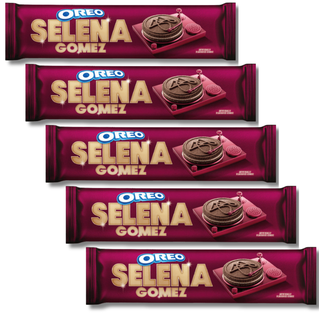 Kit 5 Biscoitos Oreo Selena Gomez 90g | Shopee Brasil