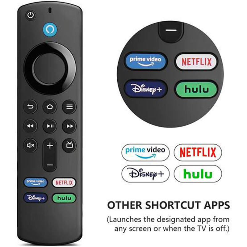 Controle Remoto Comando De Voz Para Fire Tv Stick Lite Alexa | Shopee Brasil