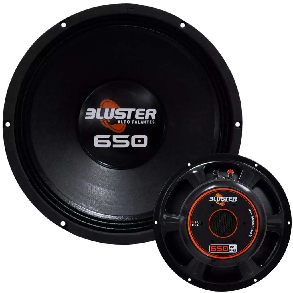 Alto Falante Woofer Bluster 650 12" 650W Rms 4 Ohms | Shopee Brasil