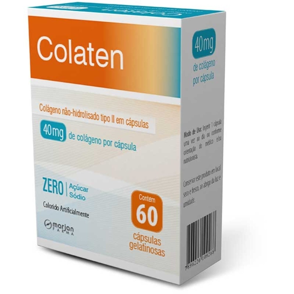 Colaten 40mg 60 Capsulas | Shopee Brasil