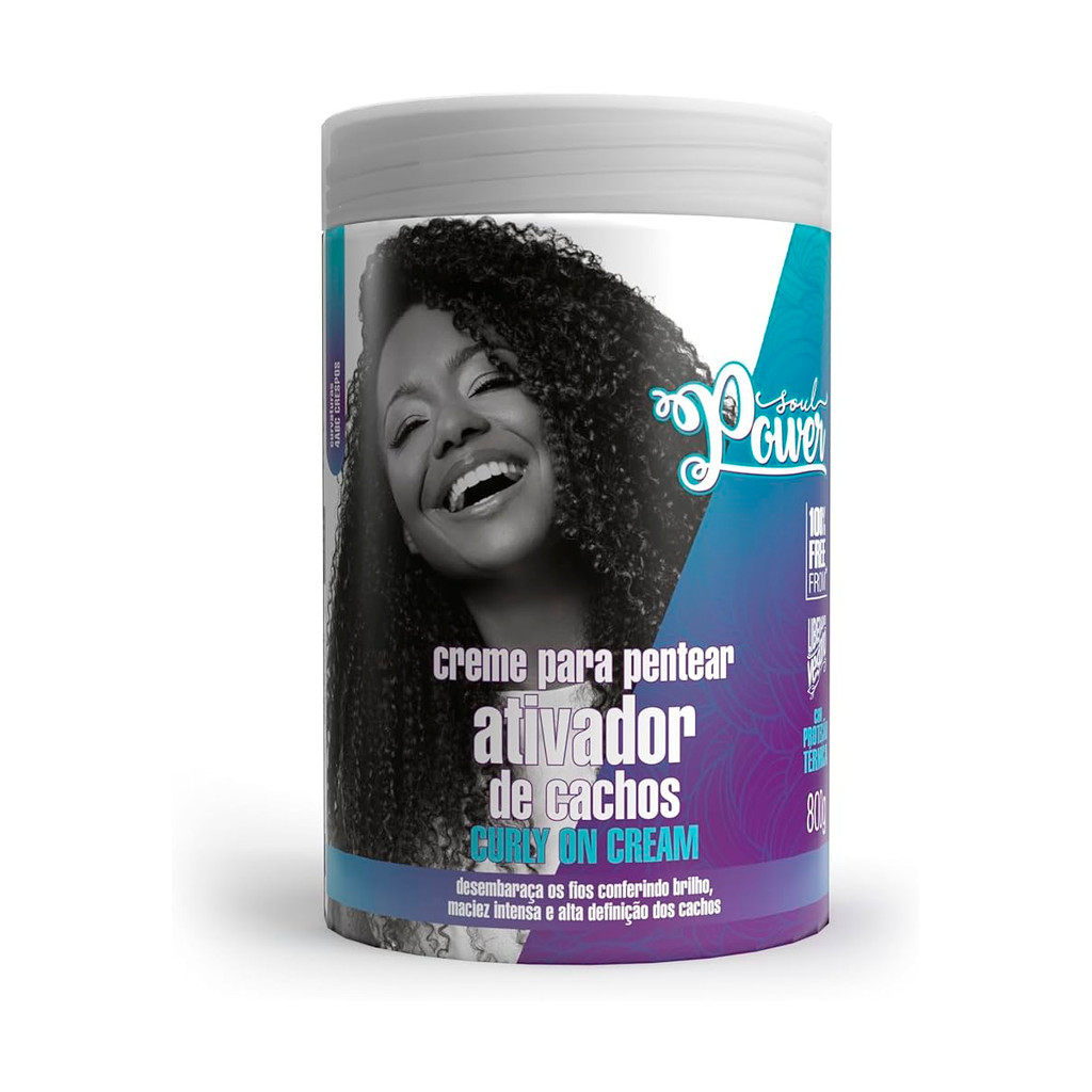 Creme para Pentear Curly On Cream Soul Power 800g | Shopee Brasil