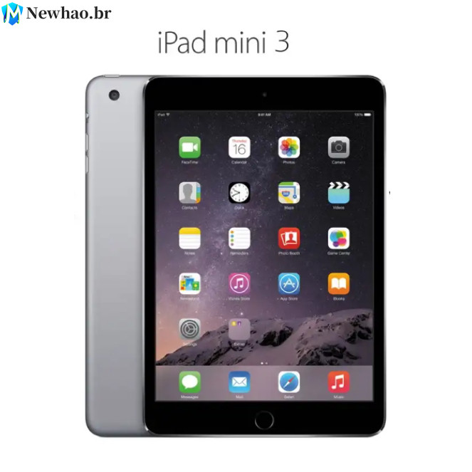Apple ipad mini 3 (16G-128G) ios12.5.7wifi Desbloqueado Versão 9.7inch 90 Novo - Faz a Boa!