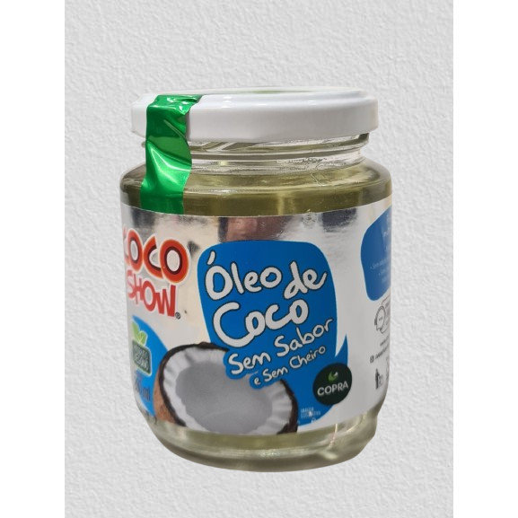 Oleo capilar coco show extra virgem sem sabor copra 200ML | Shopee Brasil