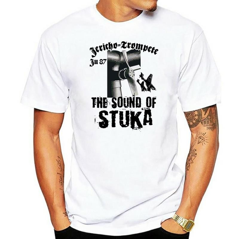 Novo 2025 Estilo Verão Camiseta O Som De STUKA Jericho Trompete Sirene ...