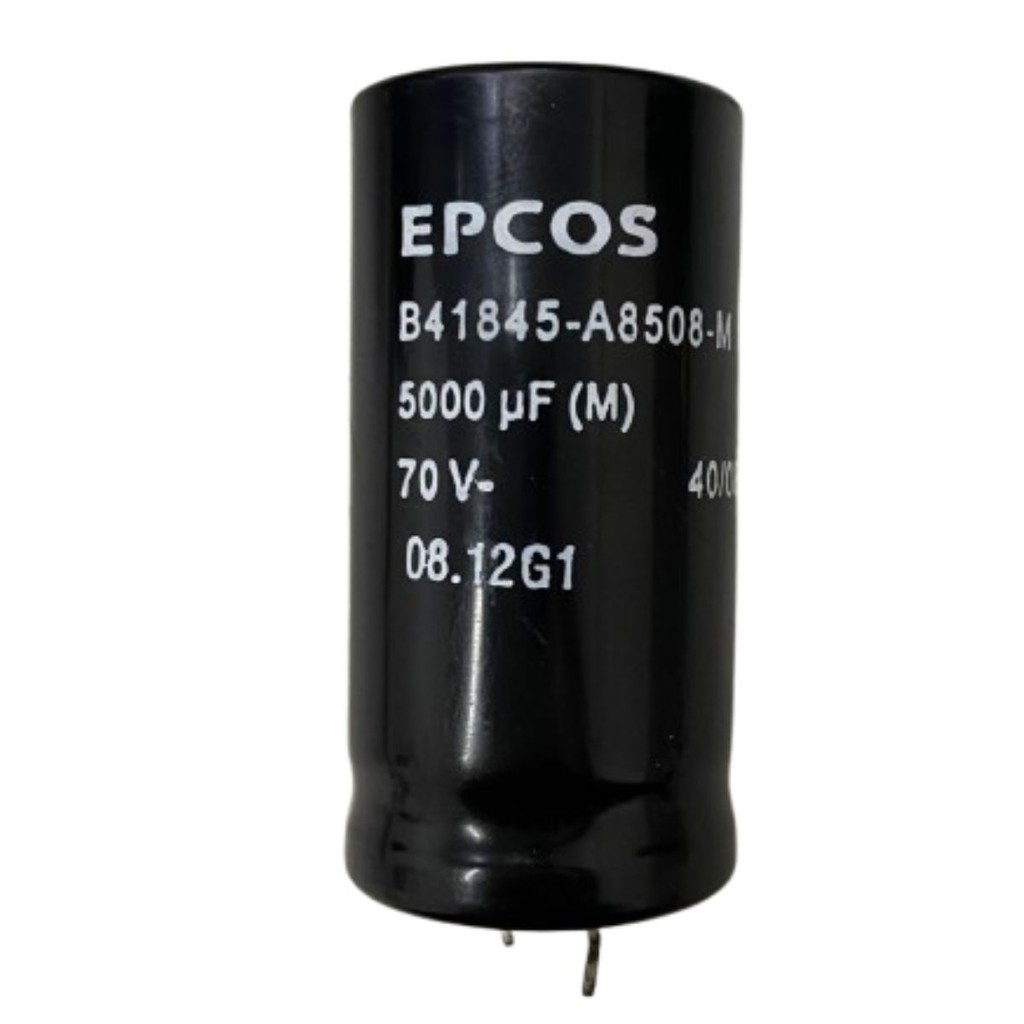 CAPACITOR ELETROLITICO SNAP-IN 5000UF 70V 25X50MM B41845-A8508-M EPCOS ...