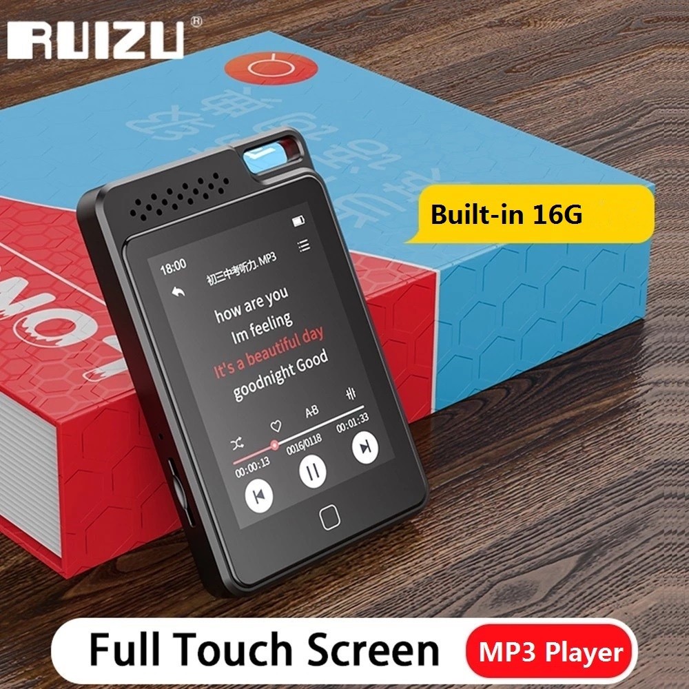 RUIZU C1 Mini MP3 Player Com Tela De 2.4 Polegadas Bluetooth 5.0 HiFi ...