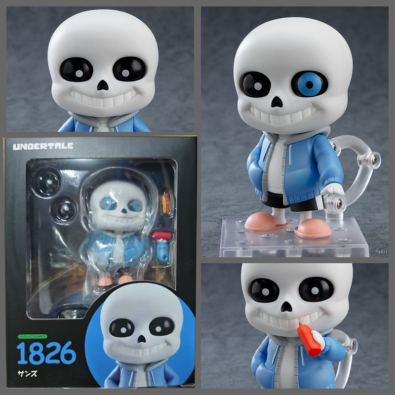 Undertale Nendoroid Sans 1826 # Flowey Figura De Ação Brinquedos Móveis ...