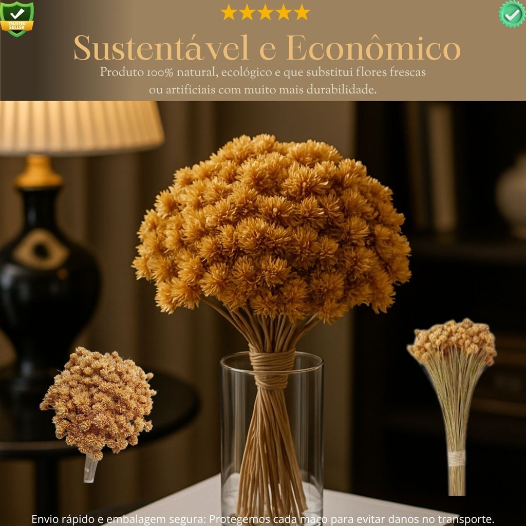 Flor Espeta Nariz Seca Natural Decoração Enfeite ( 1 Maço ) | Shopee Brasil