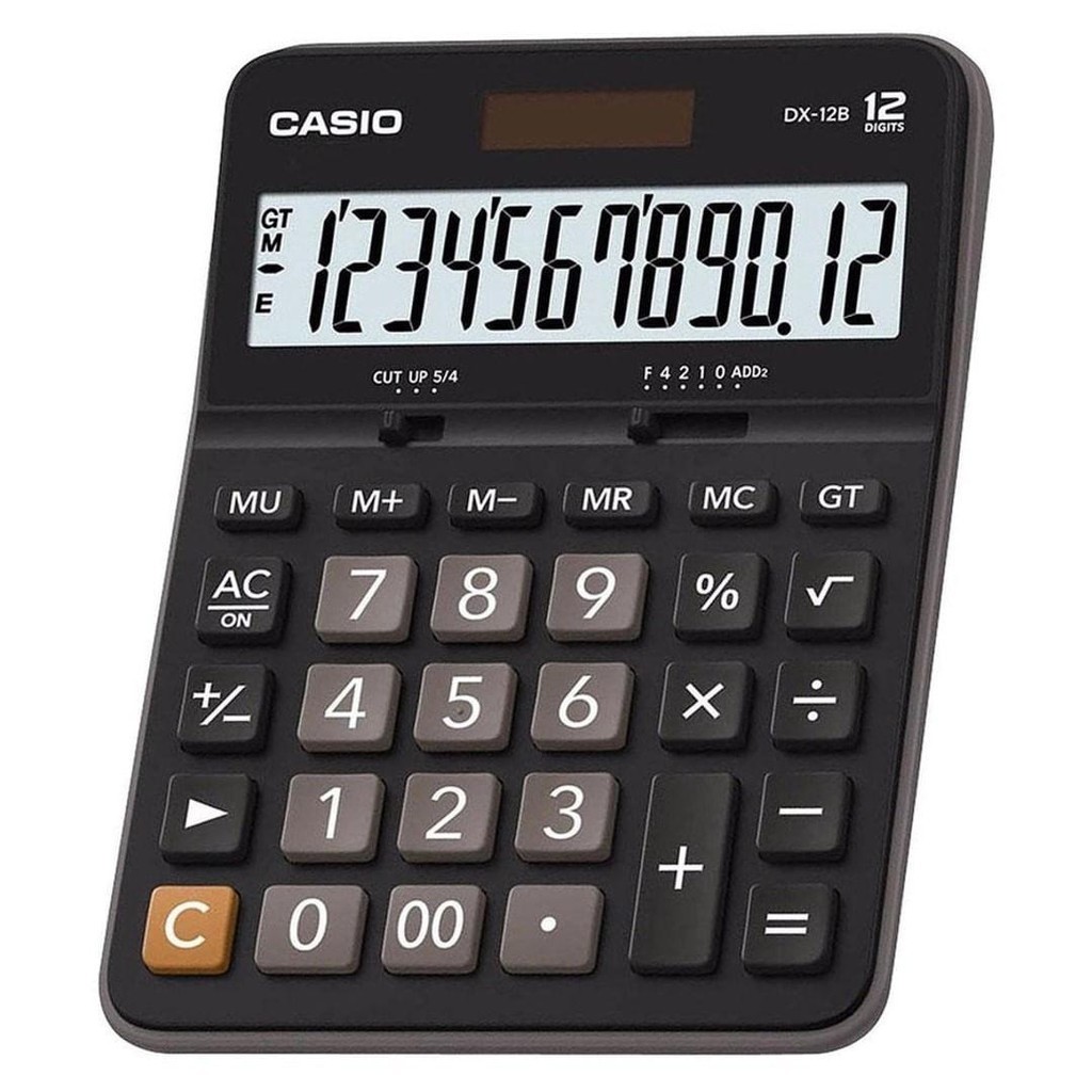 Calculadora de Mesa 12 Digitos Preta DX-12B-S4-DC - Casio | Shopee Brasil