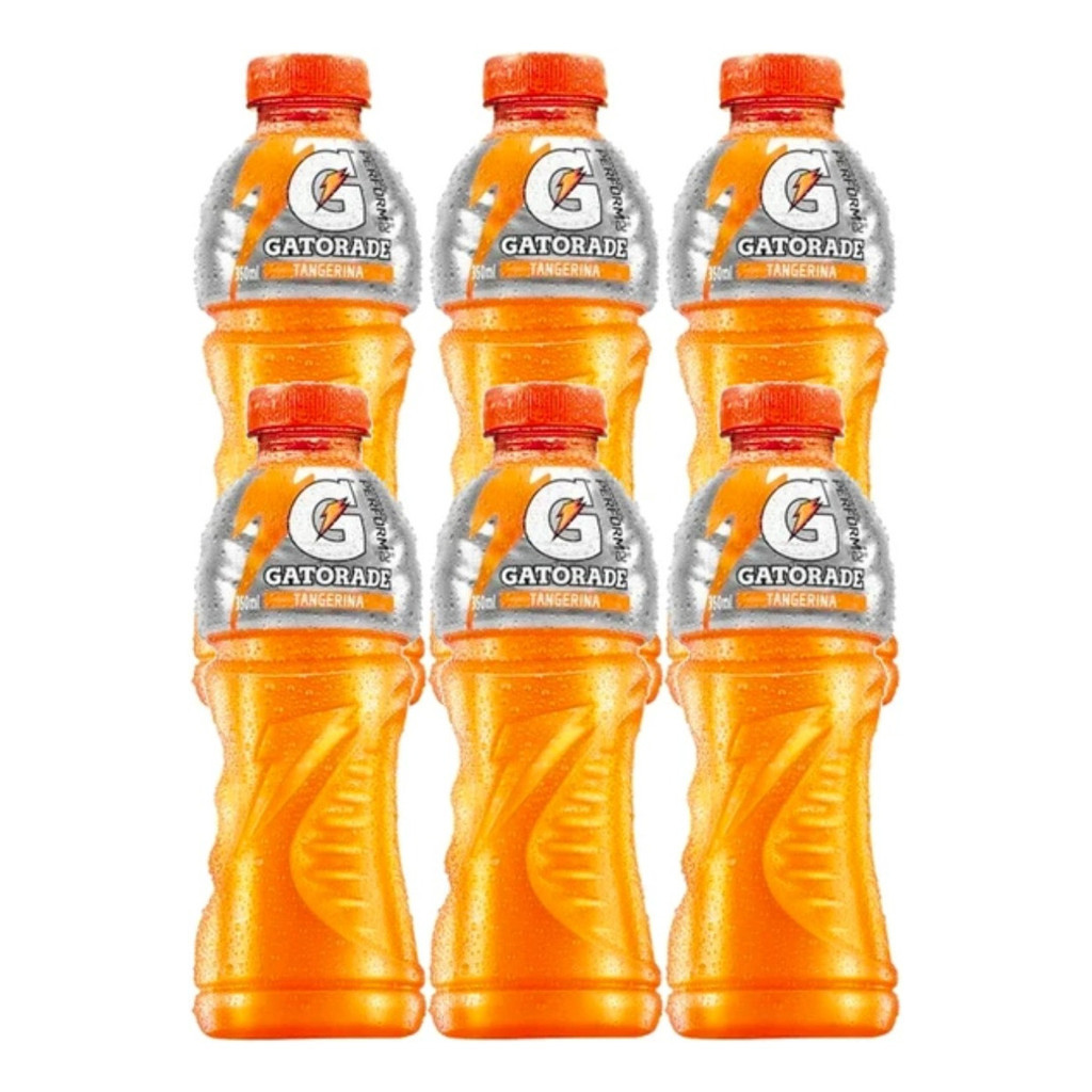 Gatorade Isotônico De Tangerina Kit 6 Garrafas Pet 500ml | Shopee Brasil