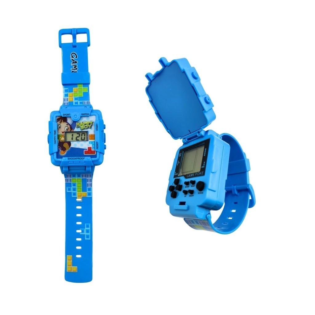 Relógio digital de brinquedo com game tetris retro | Shopee Brasil