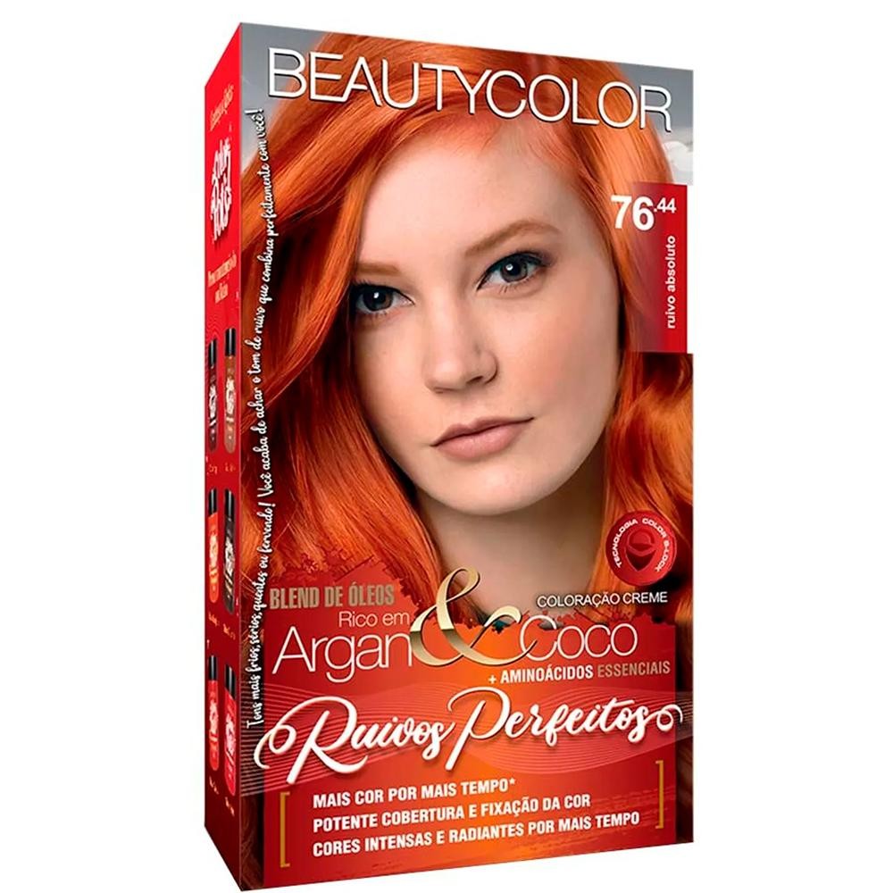 Kit Coloração Tintura Permanente Capilar Beauty Color Ruivos Perfeitos ...