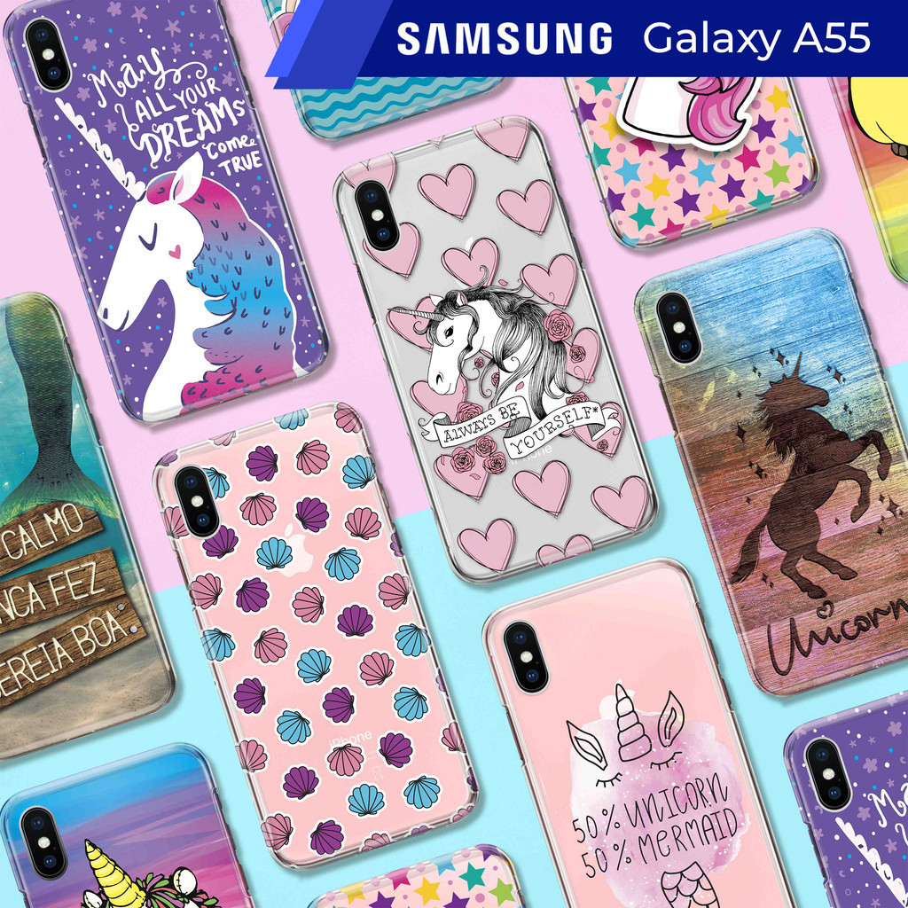 Capa Capinha - Samsung Galaxy A55 - Coleção Unicórnios e Sereias ...