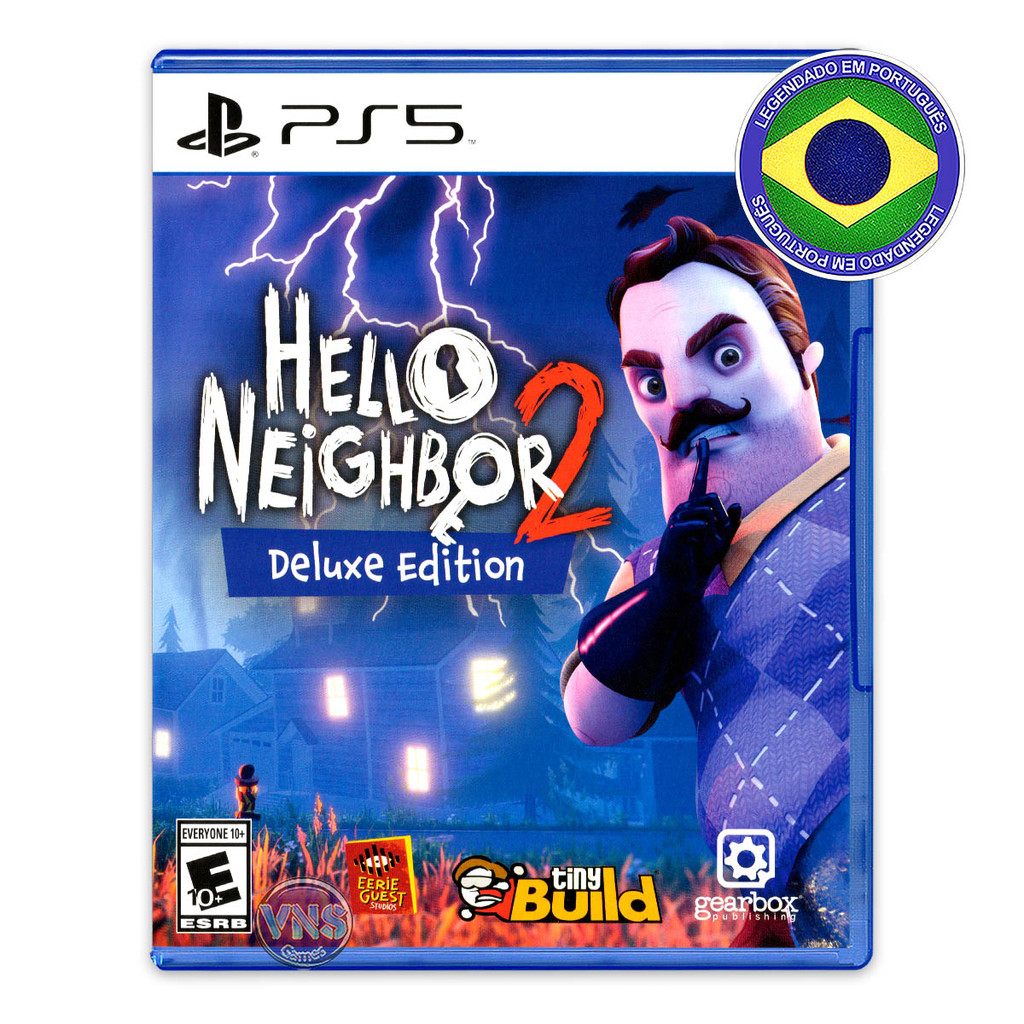 Hello Neighbor 2 Deluxe Edition - PS5 - Mídia Física - Novo - Lacrado ...
