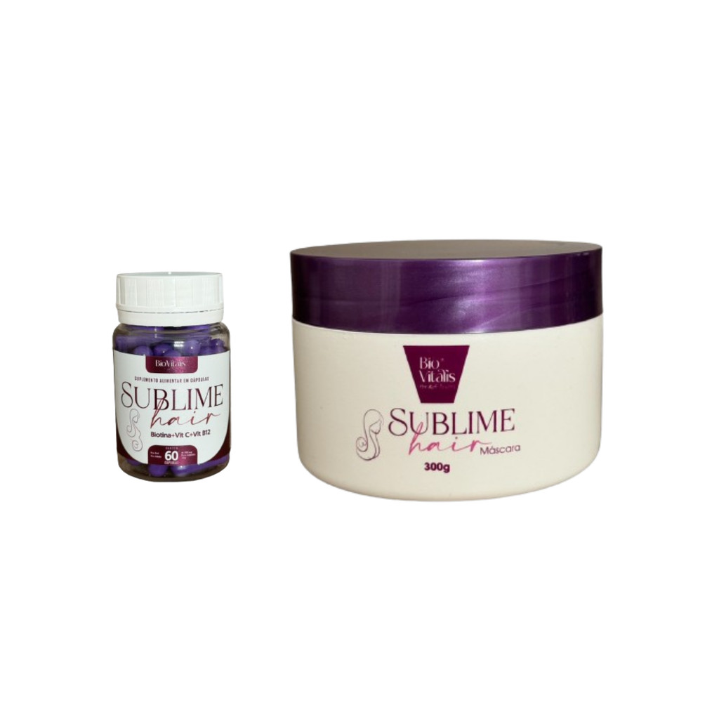 Kit Tratamento Máscara + Capsula Sublime Hair | Shopee Brasil