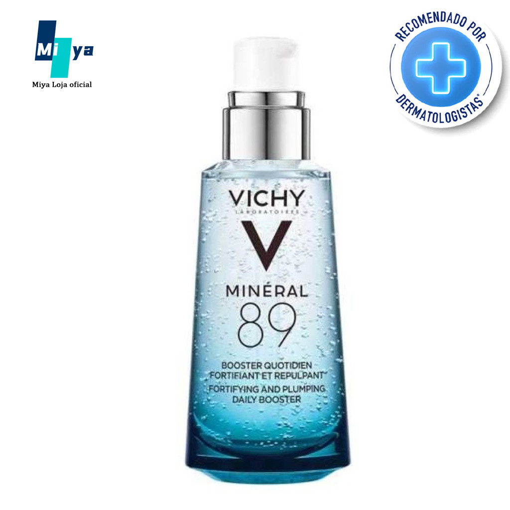 Vichy Mineral 89 Sérum 50ML Hyaluronic Acid Face Serum Gel | Shopee Brasil