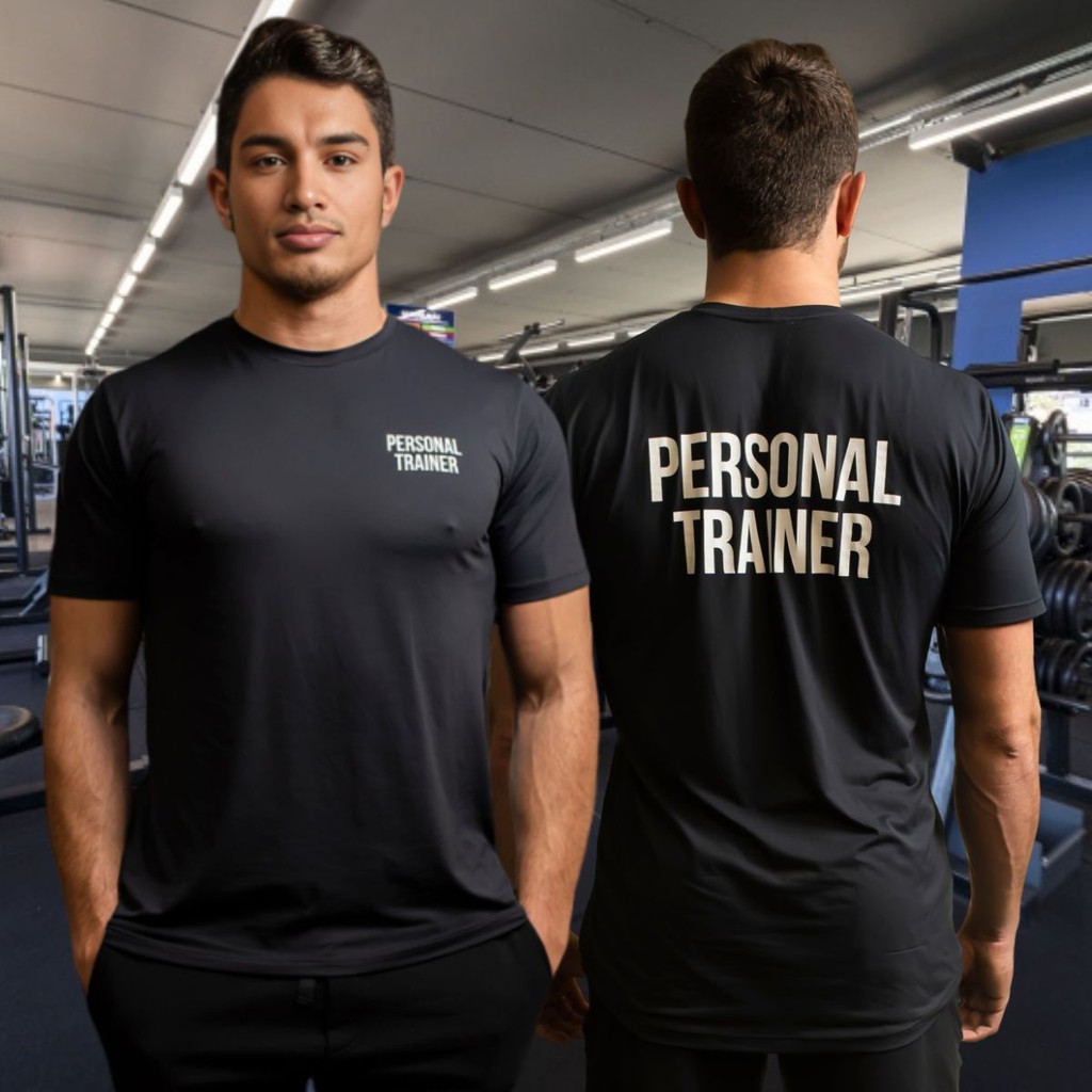 Camiseta Personal Trainer Dry Fit Academia Uniforme Alta Qualidade ...