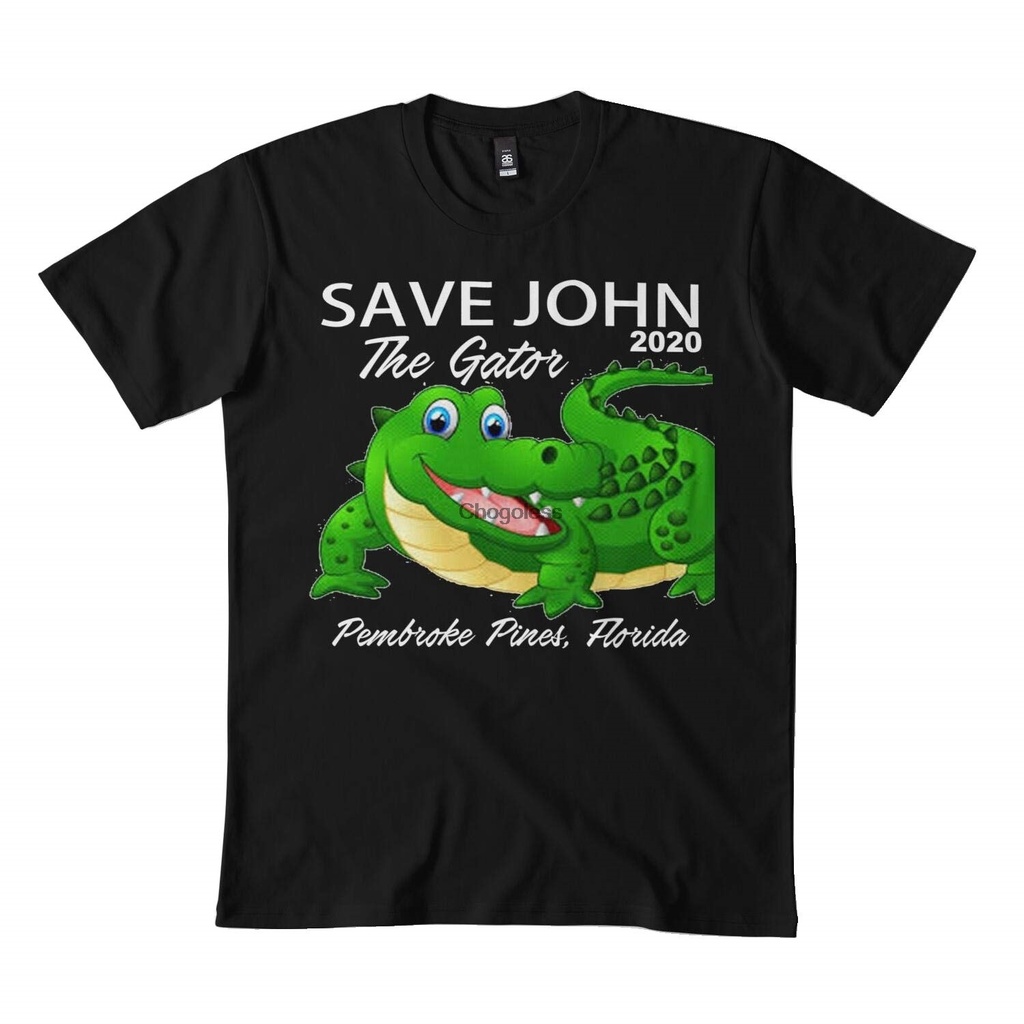 Camiseta Save John The Gator DMN Com Capuz Presente Preta | Shopee Brasil