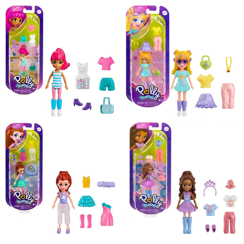 Boneca Polly Pocket com Acessórios Hnf50 Mattel 1 unidade - Original ...