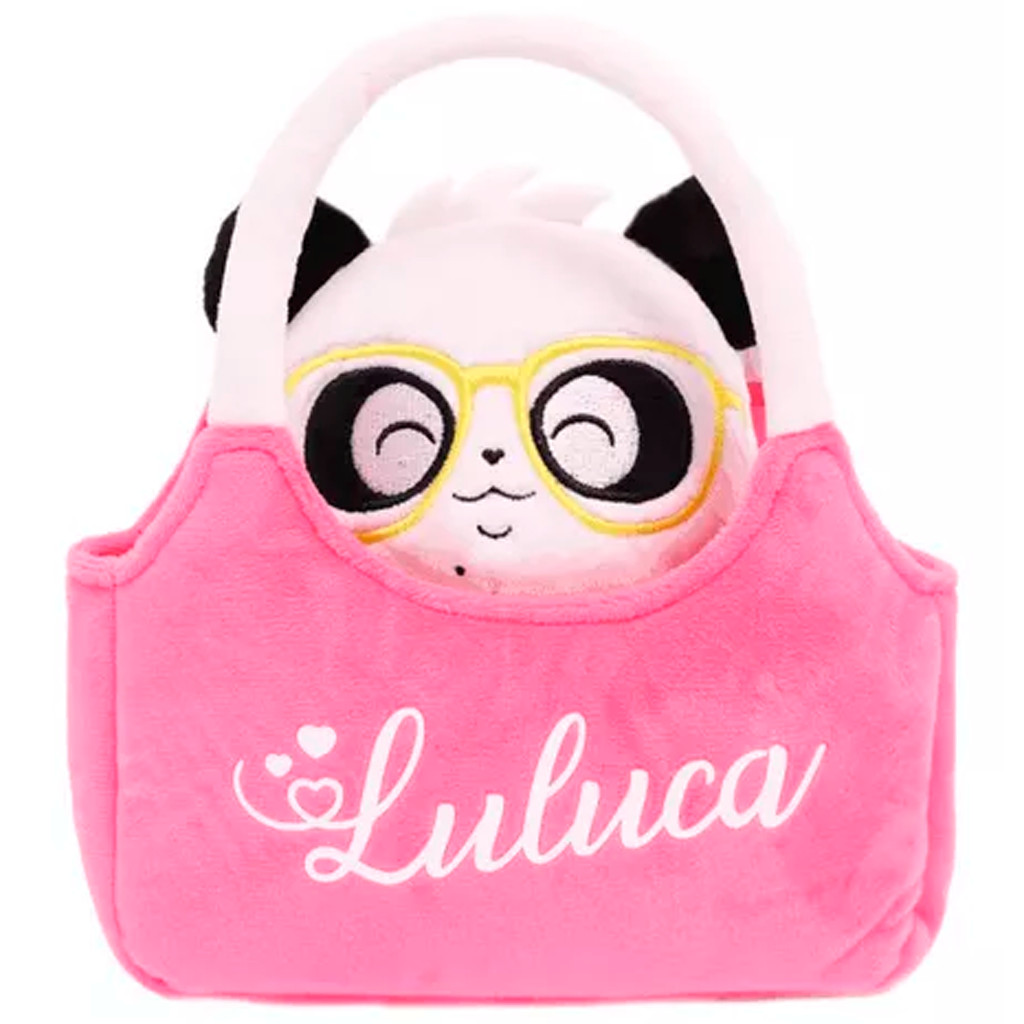 Luluca Panda Na Bolsinha Infantil Amarelo Pelúcia F01077 - Fun | Shopee ...