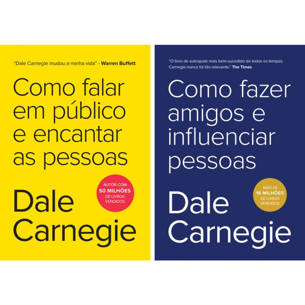 Kit Dale Carnegie - Como Falar Em Público E Encantar Pessoas + Como ...