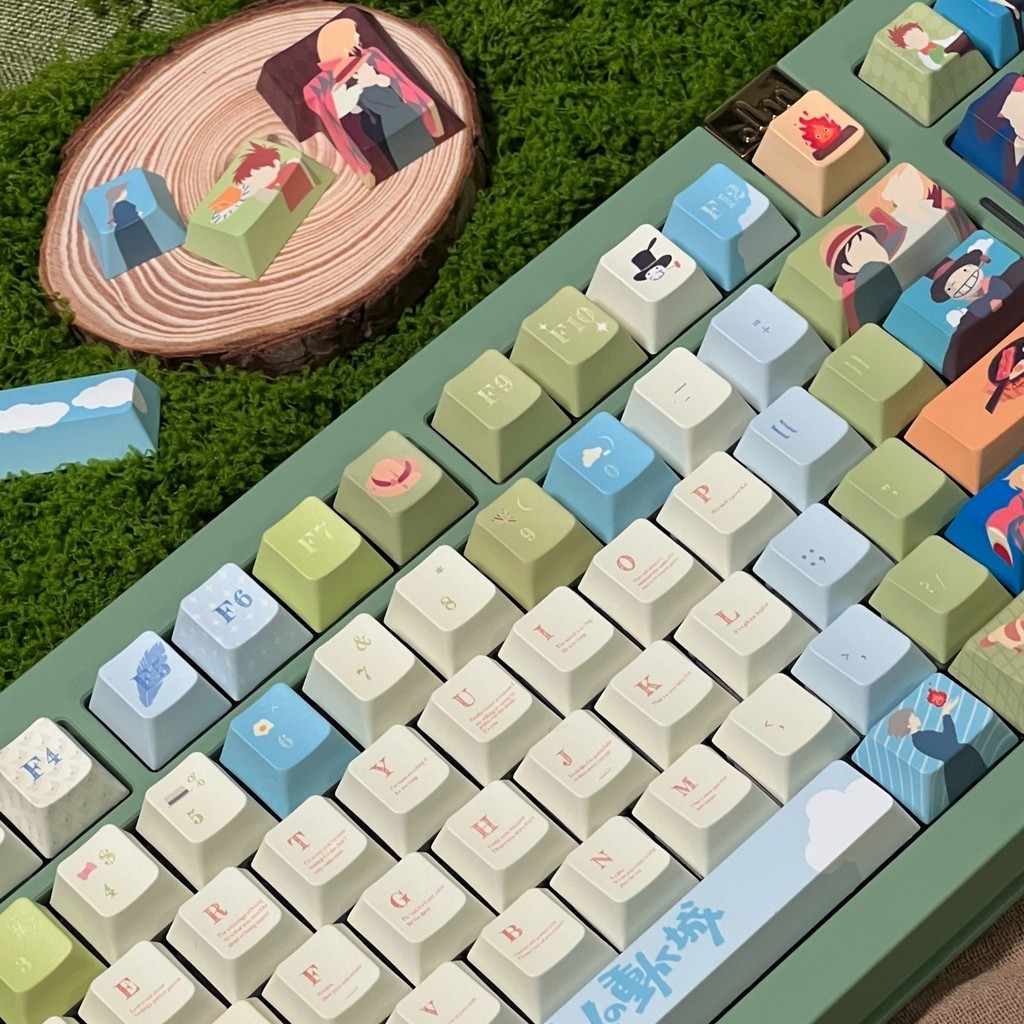Howl's Moving Castle Keycap Cherry/EOA Profile 143 Chaves PBT ...