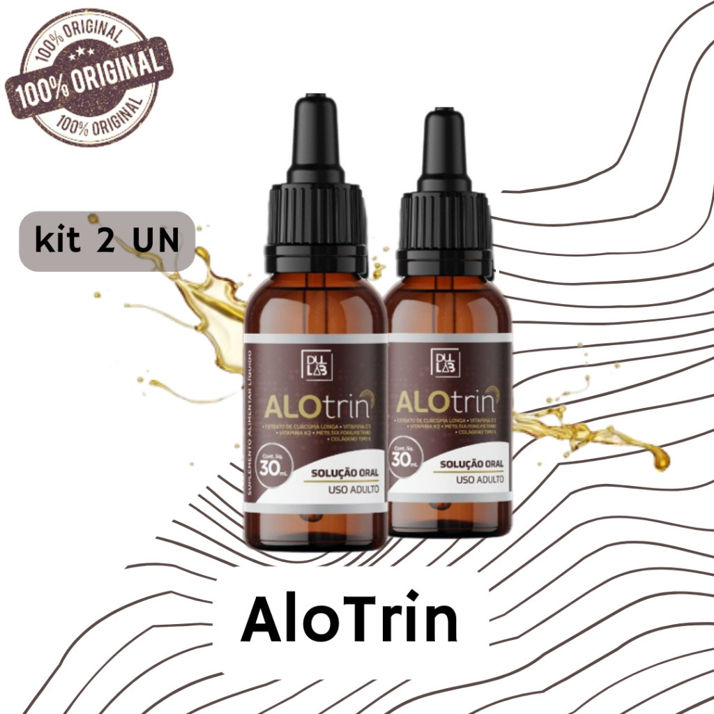 Mega Promoção 2x Alotrin Original 30ML - Envio Já | Shopee Brasil