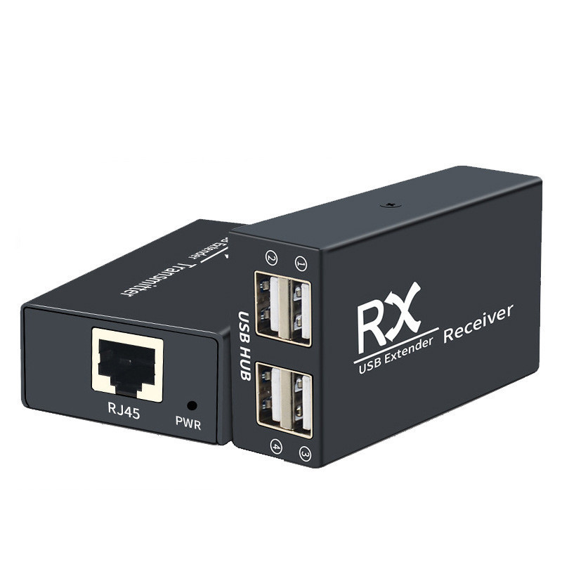 Extensor USB Ethernet De 120M 4 Portas Via RJ45 Cat6 Remetente E ...