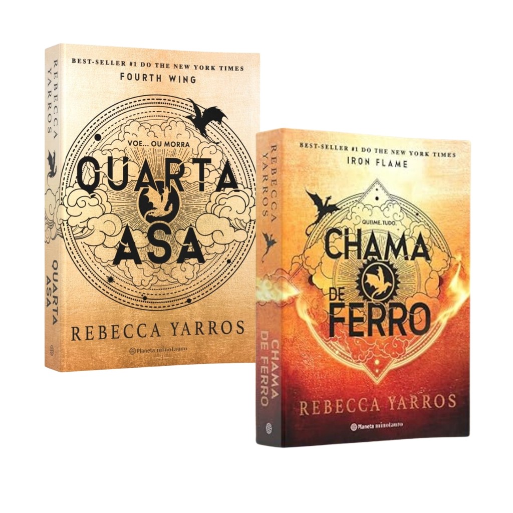Quarta Asa (Vol. 1) + Chama De Ferro (Vol. 2) - Rebecca Yarros - Livros Físicos | Shopee Brasil