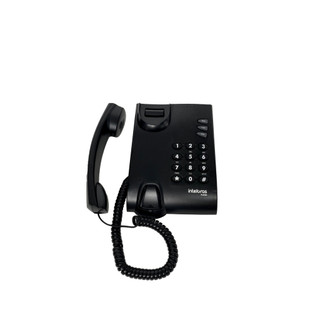 Telefone Tel Fixo Preto Fio Garantia Troca Imediata Barato | Shopee Brasil