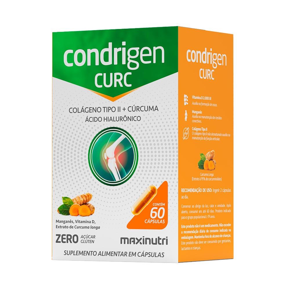 Condrigen Curc Maxinutri 60 Capsulas | Shopee Brasil