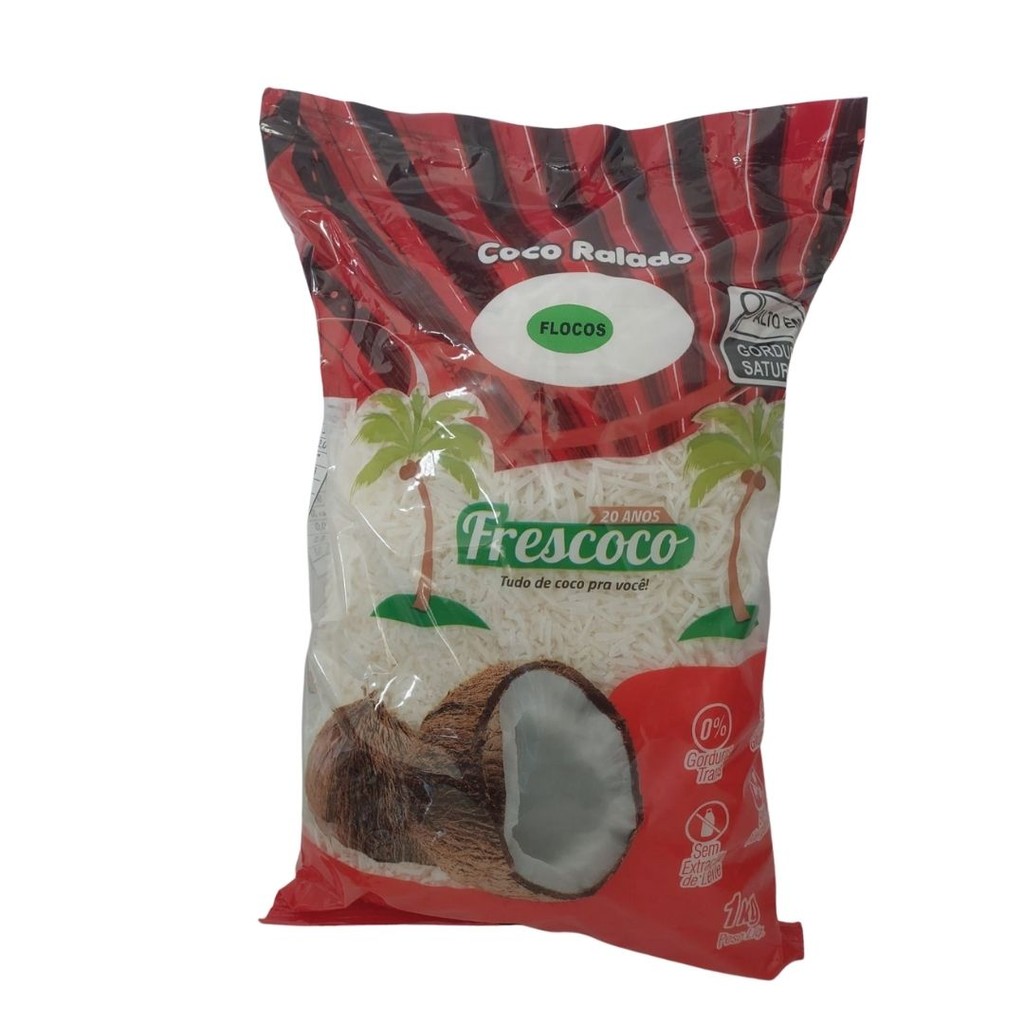 Coco Ralado em Flocos 1 kg Frescoco | Shopee Brasil