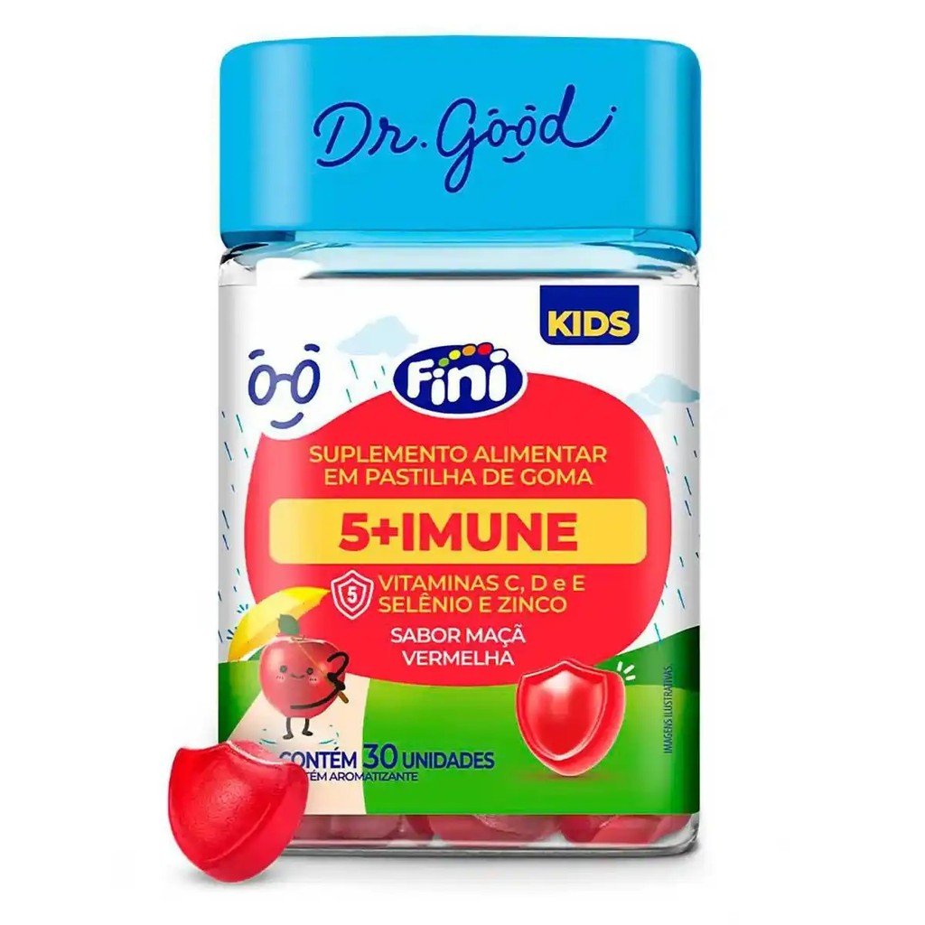Suplemento Alimentar Fini Kids 5+IMUNE 30un - Dr Good | Shopee Brasil