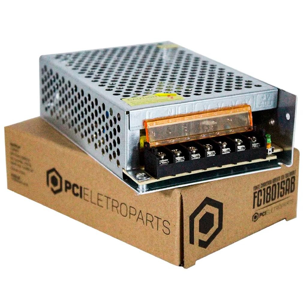 Fonte Chaveada 180W 12V 15A Para Fita Led Camera Cftv Som | Shopee Brasil