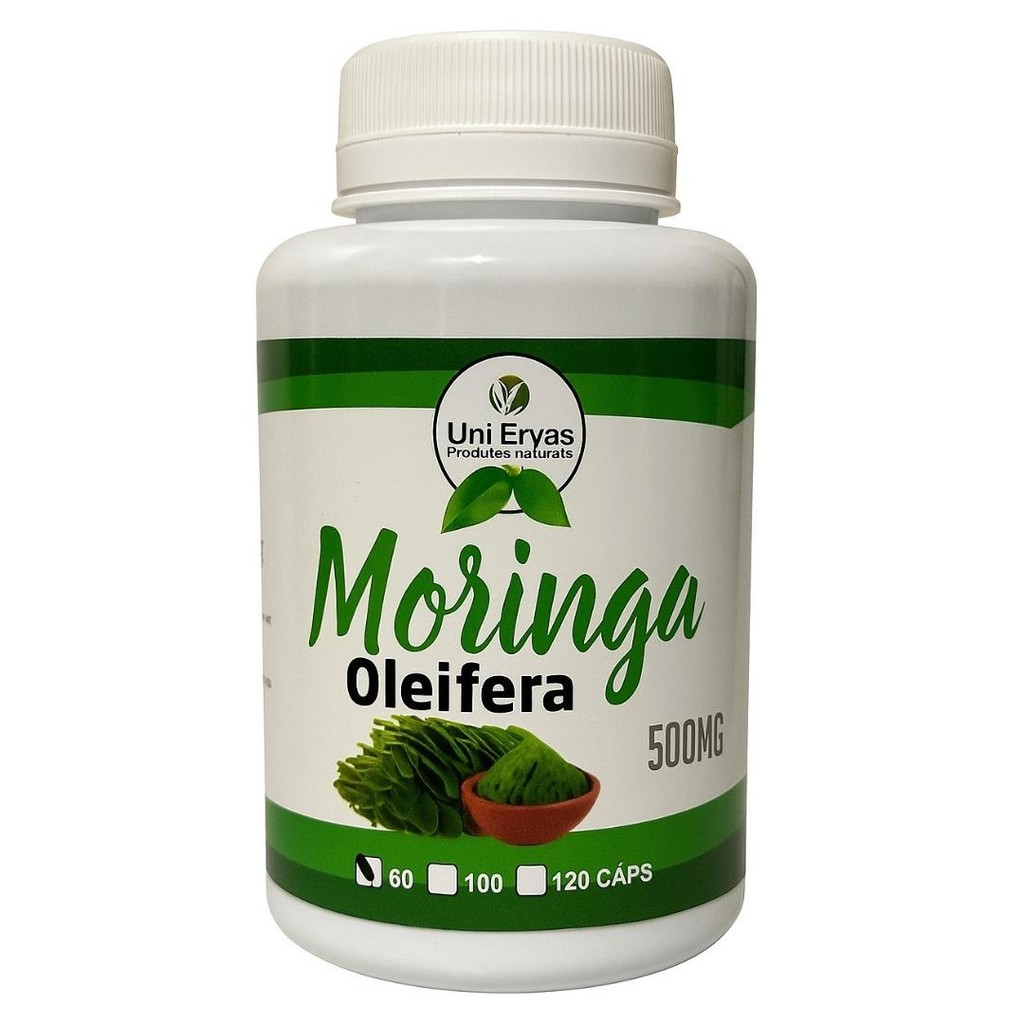 MORINGA 500mg - 60 Cápsulas Uni Ervas | Shopee Brasil