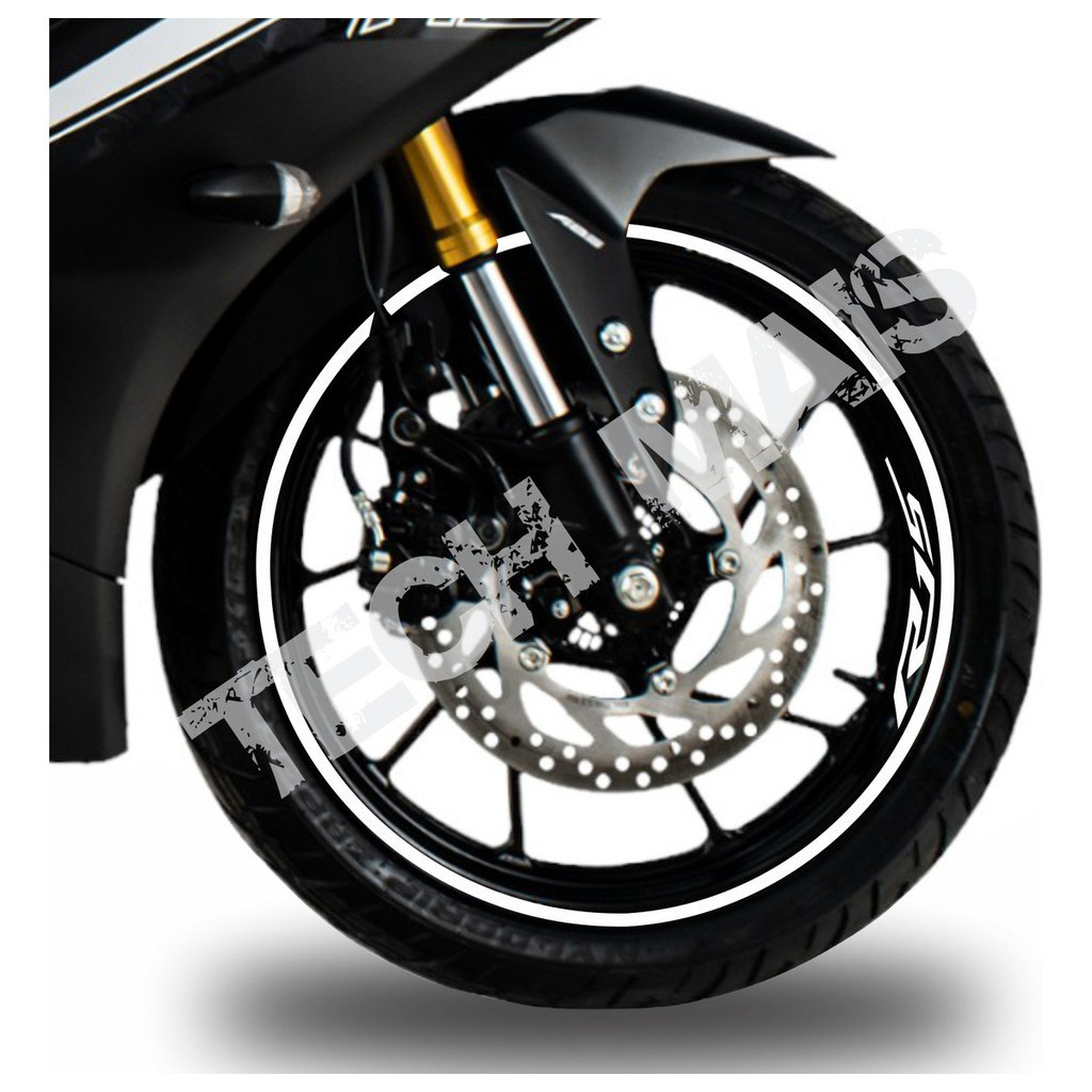 Par Adesivos Refletivo De Roda 7mm Para Moto Yamaha R 15 R15 | Shopee ...