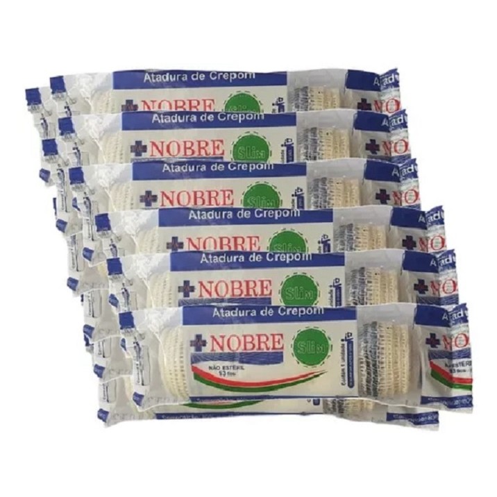 Kit Atadura de Crepom 15cm x 1,8m c/24 Rolos - Nobre | Shopee Brasil