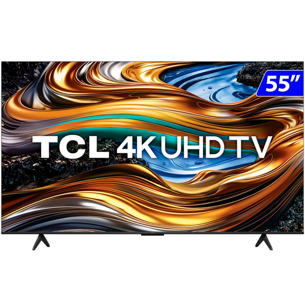 Smart TV TCL LED 55 Polegadas 4K Wi-Fi UHD Google TV Comando de Voz 55P755 | Shopee Brasil