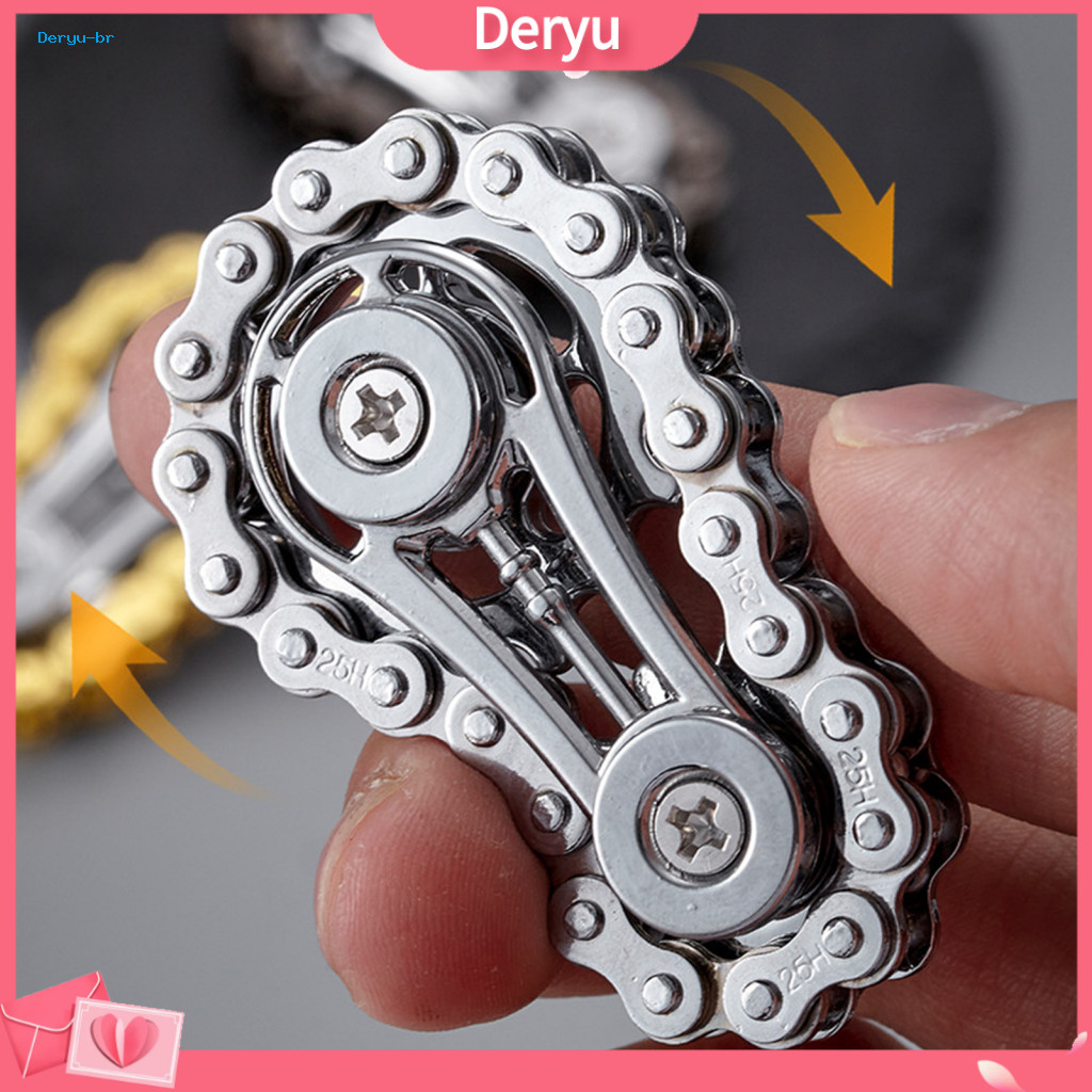 Stress Relief Fidget Sprocket Rotating Chain Toy Stainless Steel for ...