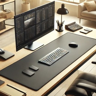 Mouse Pad Gamer Extra Grande 90x40cm Preto Speed Liso | Shopee Brasil