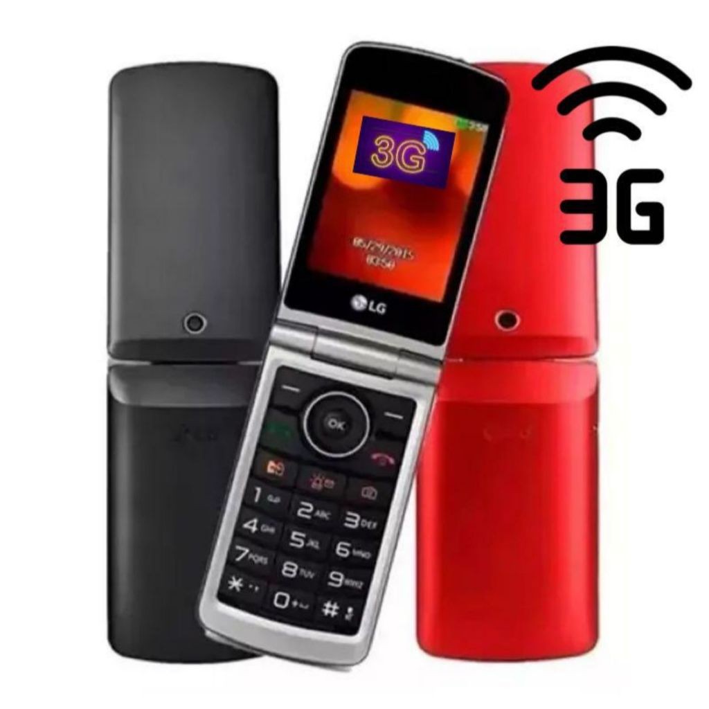 Celular LG 3G Flip Dual Chip Câmera, Rádio FM Tela Grande Som Alto | Shopee Brasil